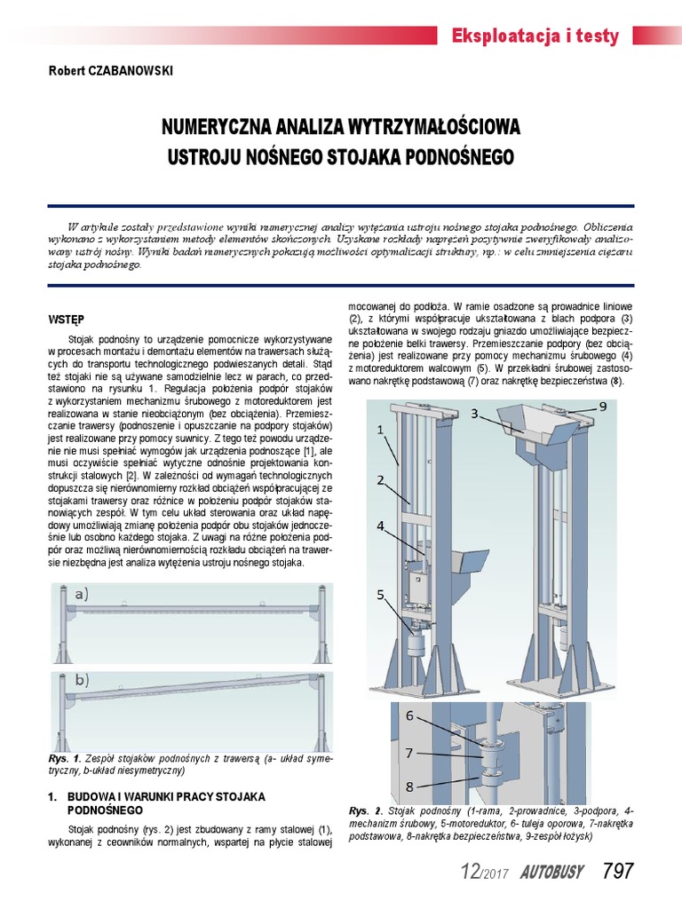 Numeryczna Analiza Wytrzymałościowa | PDF