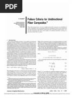 Hashin Failure Criteria | PDF | Stress (Mechanics) | Composite Material