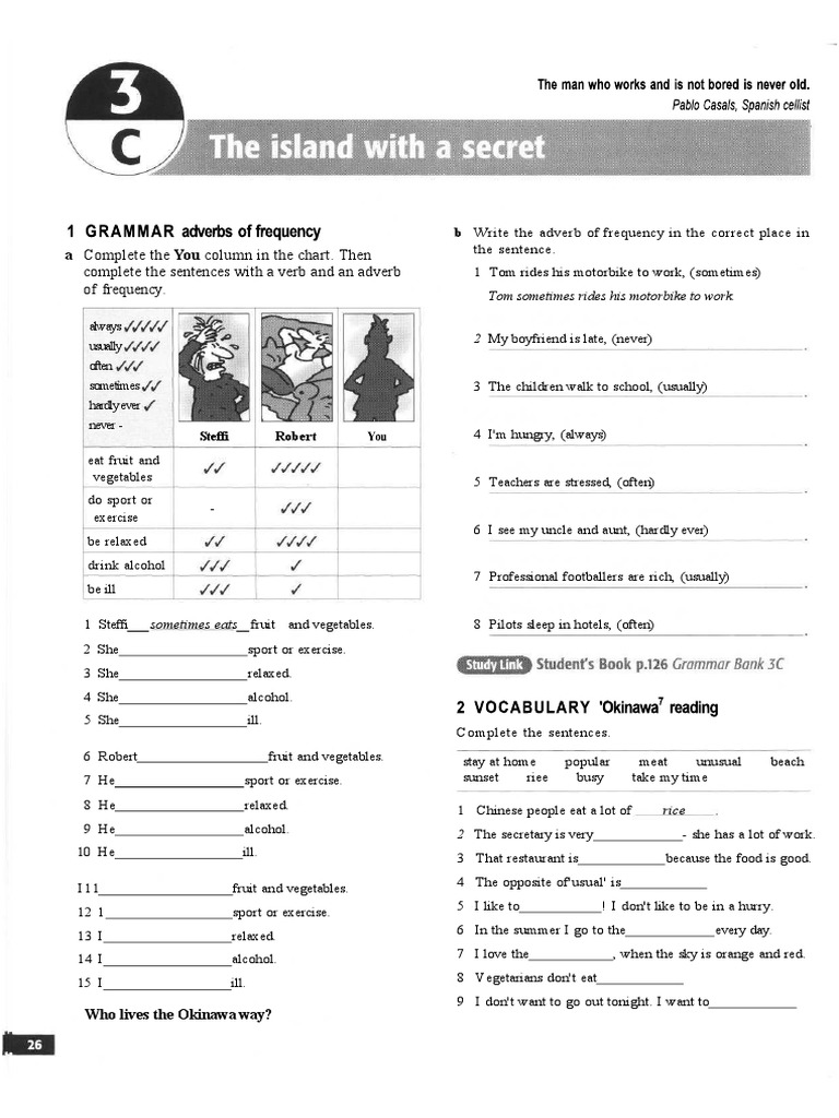 3C-WB The Island - Freq. Adv-S - WB | PDF | Word | Adjective