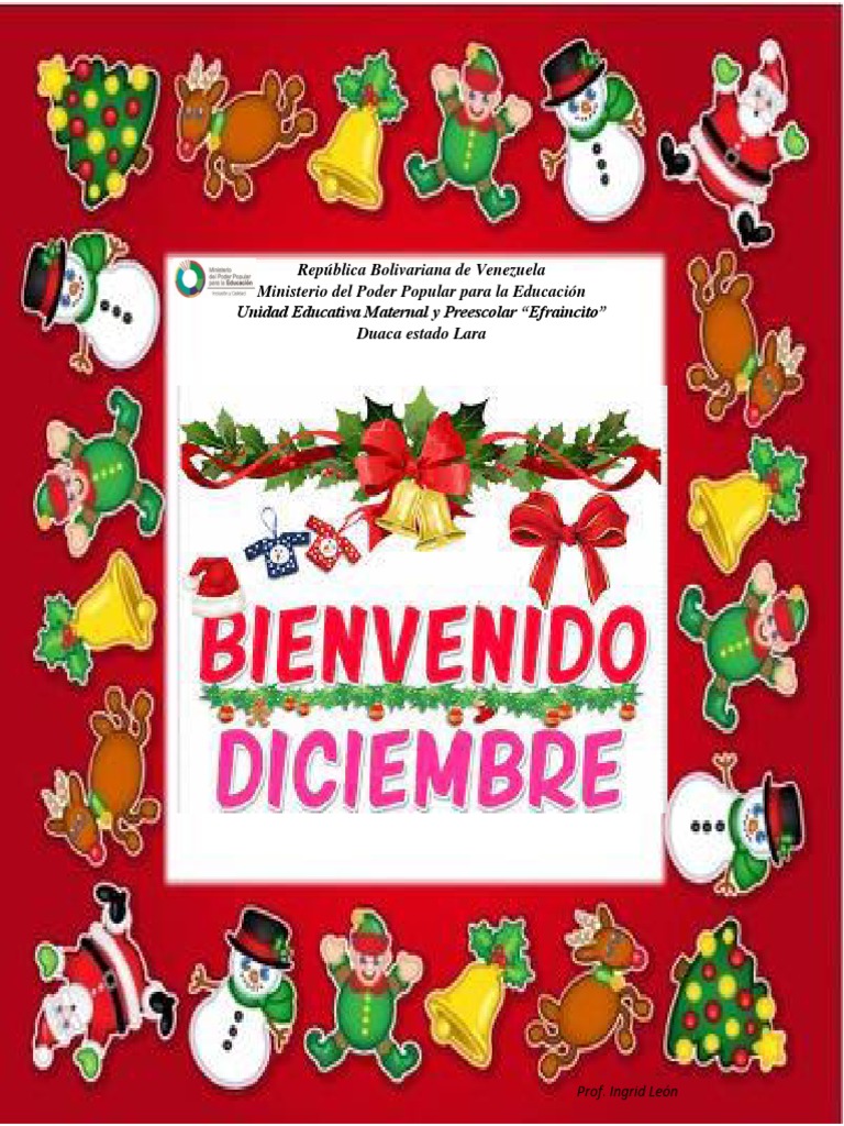 Planificacion Mes de Diciembre 2022 | PDF