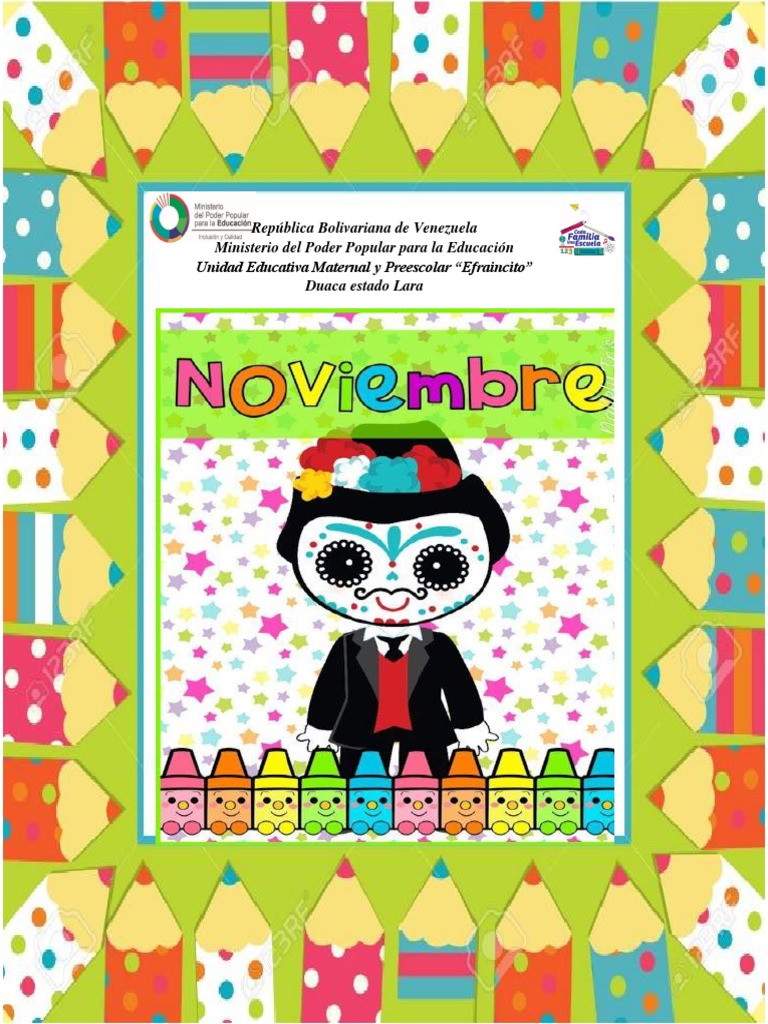 Actividades de Noviembre para Preescolar | PDF | Rojo | Tecnicas artisticas
