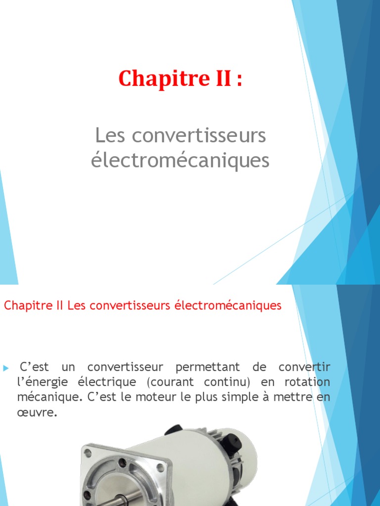 Convertisseurs électromécaniques 12V-220V | PDF | Induction ...