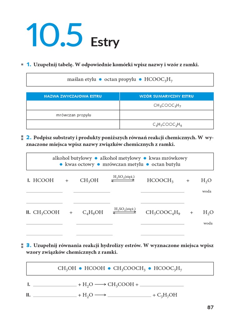 Estry Karta Pracy | PDF