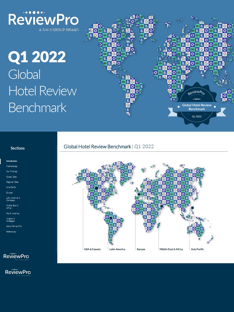 Global Hotel Review Benchmark Q1 2022 | PDF | Benchmarking | Booking.Com