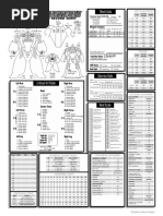 Lancer Combat Cheatsheet | PDF | Military Technology
