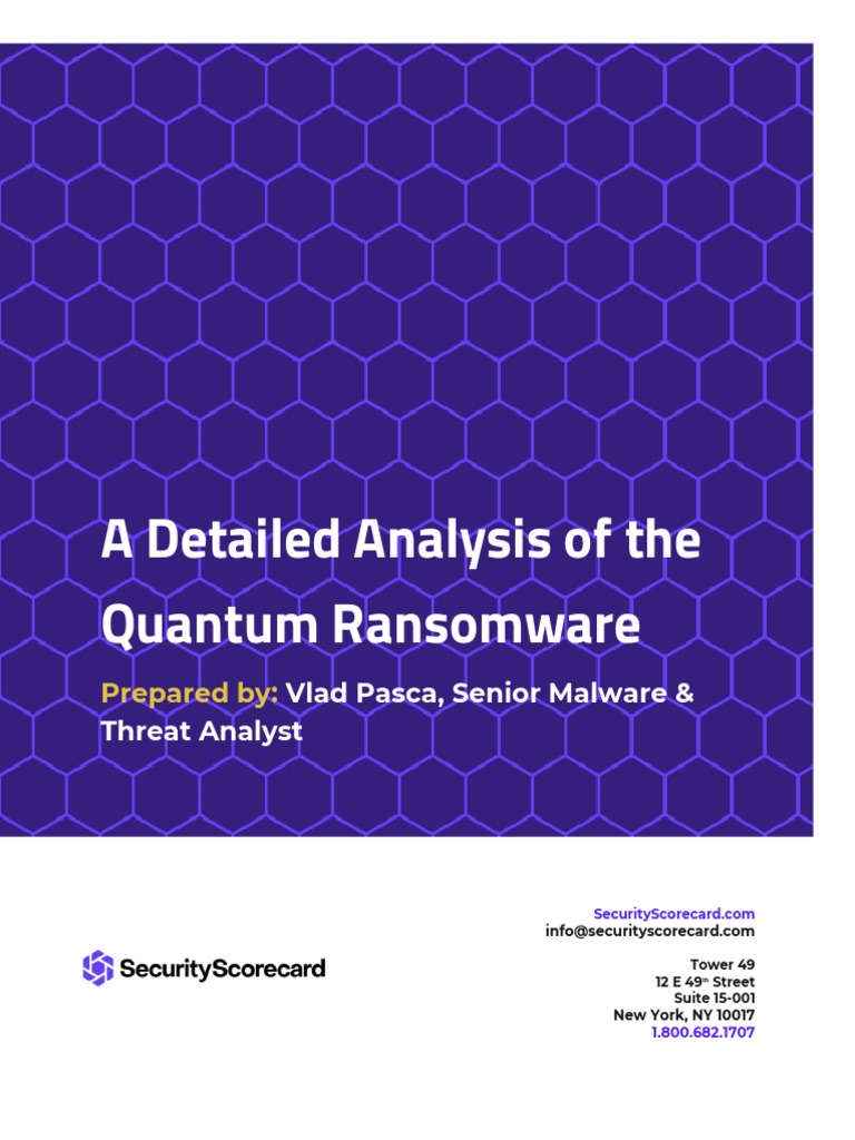 Quantum Ransomware | PDF | Computer File | Ransomware