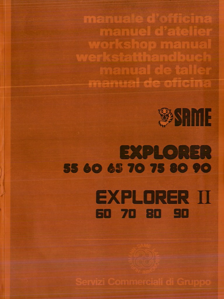 Manuale Same Explorer 2 | PDF