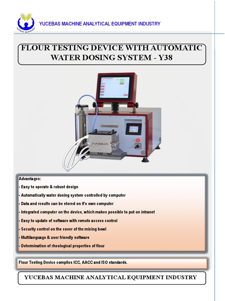 Flour Testing Device Overview | PDF | Personal Computers | Software