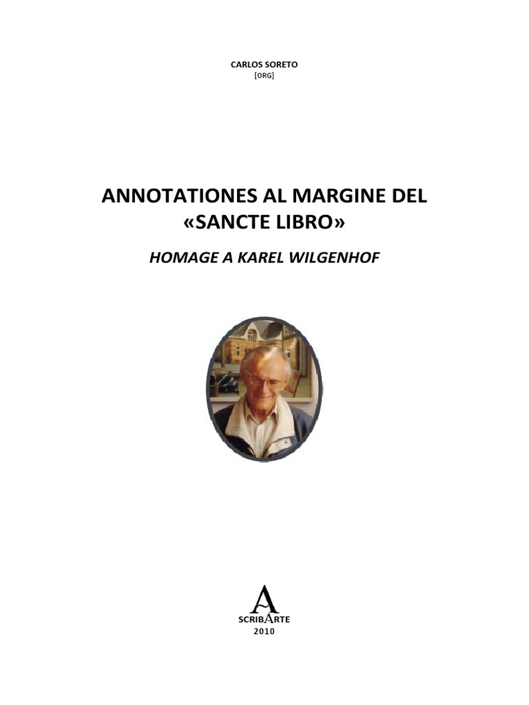 Annotationes Al Margine Del "Sancte Libro" | PDF