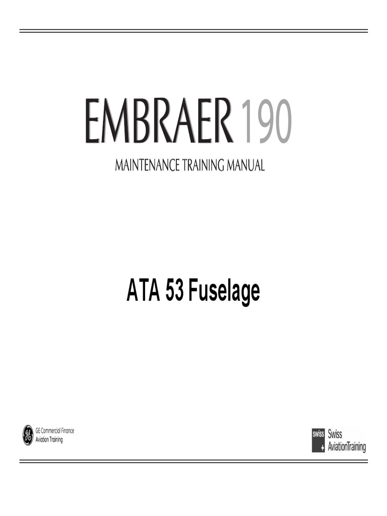Book 2 Short Emb 190 | PDF | Fuselage | Window