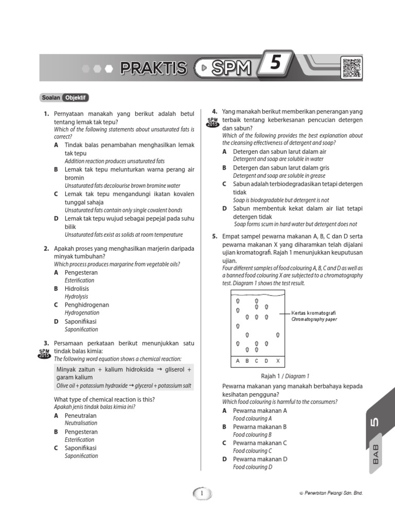 Praktis Kimia Bab 5 T5? | PDF
