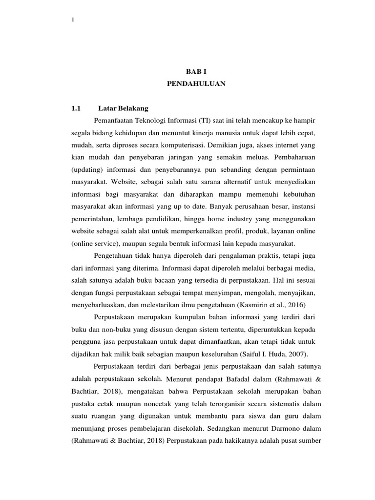 BAB I Fix | PDF