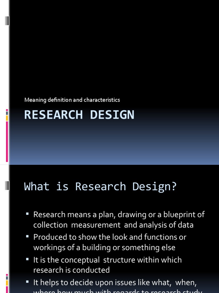 Research Design | PDF
