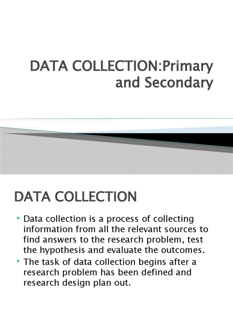 Data Collection | PDF | Survey Methodology | Data