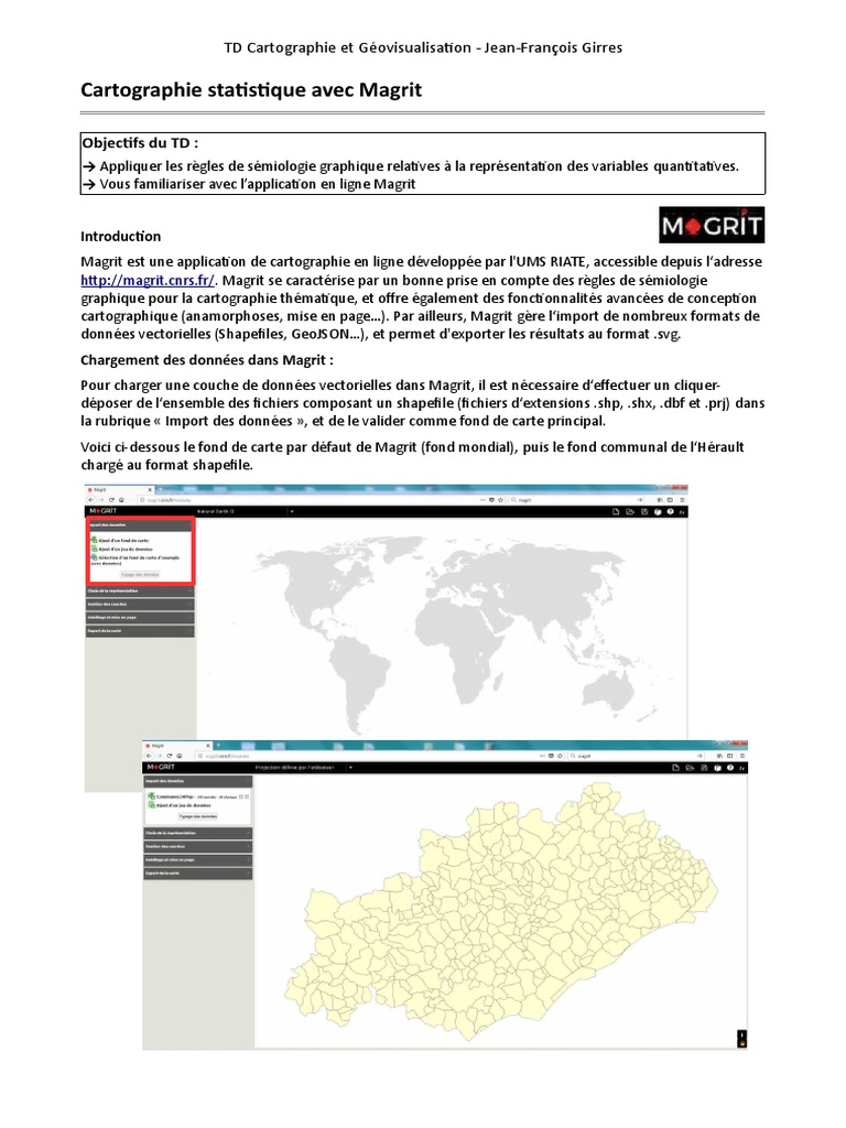 Cartographie Statistique avec Magrit | PDF | Cartographie | Mise en page