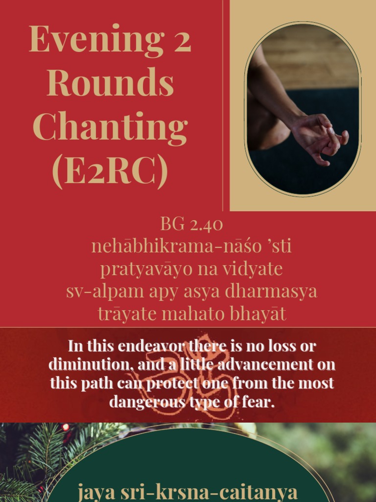 Evening 2 Rounds Chanting (E2RC) | PDF