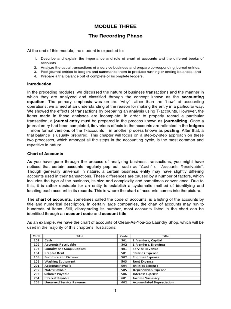 FABM 1 Module 3 FINAL | PDF | Debits And Credits | Expense