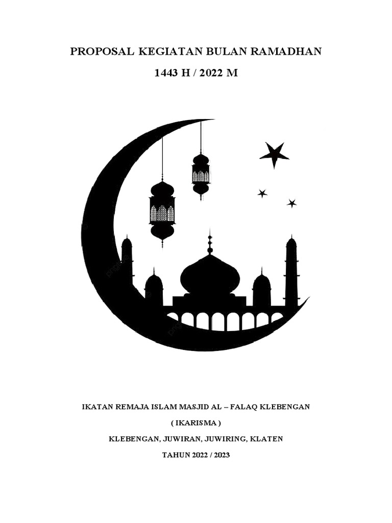 Proposal Bulan Ramadhan Fixss 2022 | PDF