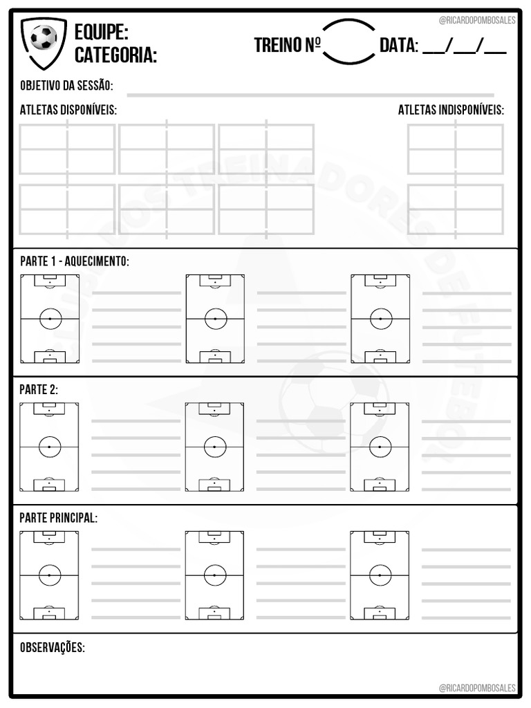 Ficha de Treinos CDT | PDF
