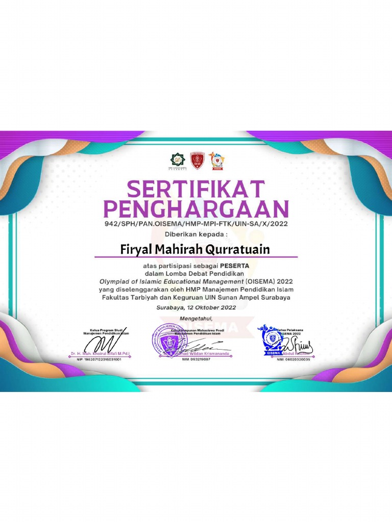 Firyal Mahirah Qurratuain | PDF