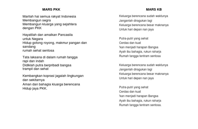Mars PKK & Mars KB | PDF