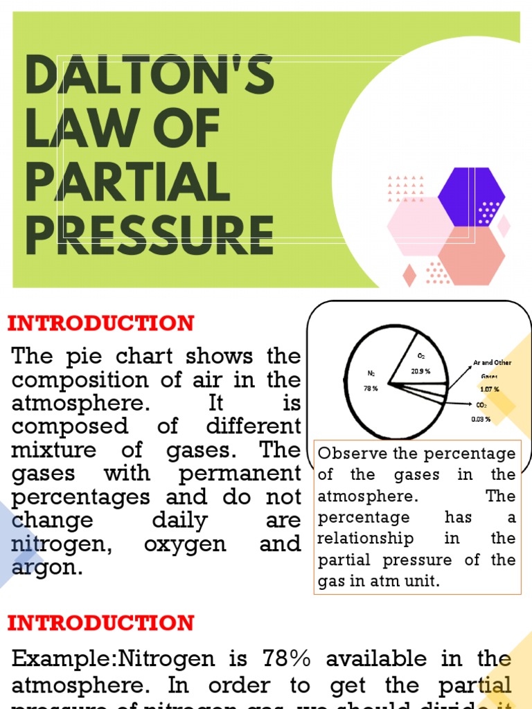 Gen Chem 12nd Q Lesson 4 Daltons Law of Partial Pressure | PDF | Mole ...