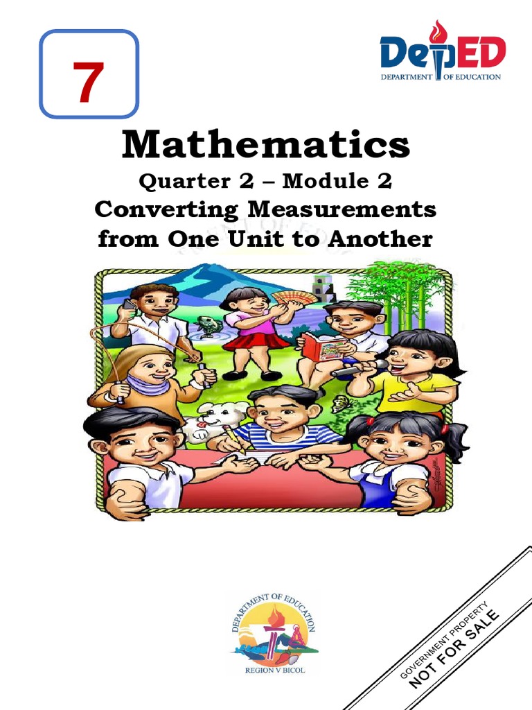 Math7 Q2 M2 Converting Measurements | PDF | Gallon | Litre