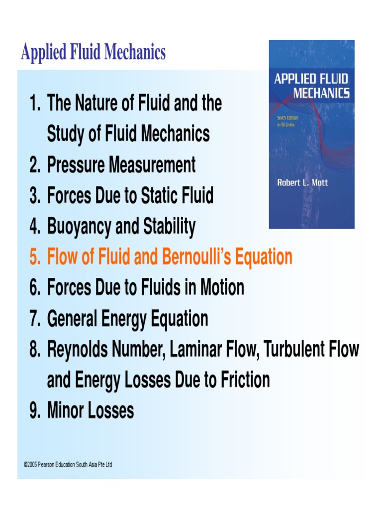 Chapter 5 Notes | PDF | Fluid Dynamics | Pipe (Fluid Conveyance)