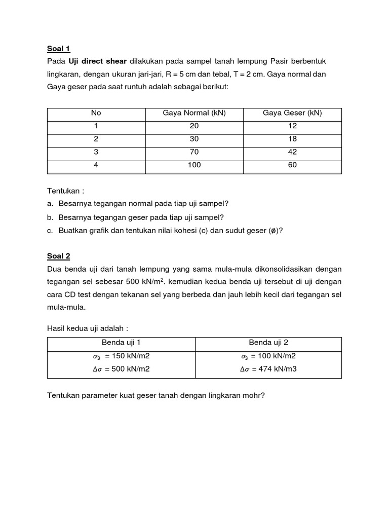 Soal Quiz | PDF