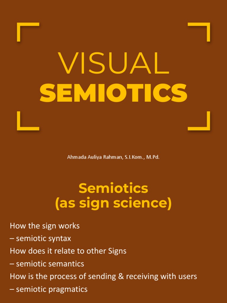 Semiotika Visual - X | PDF
