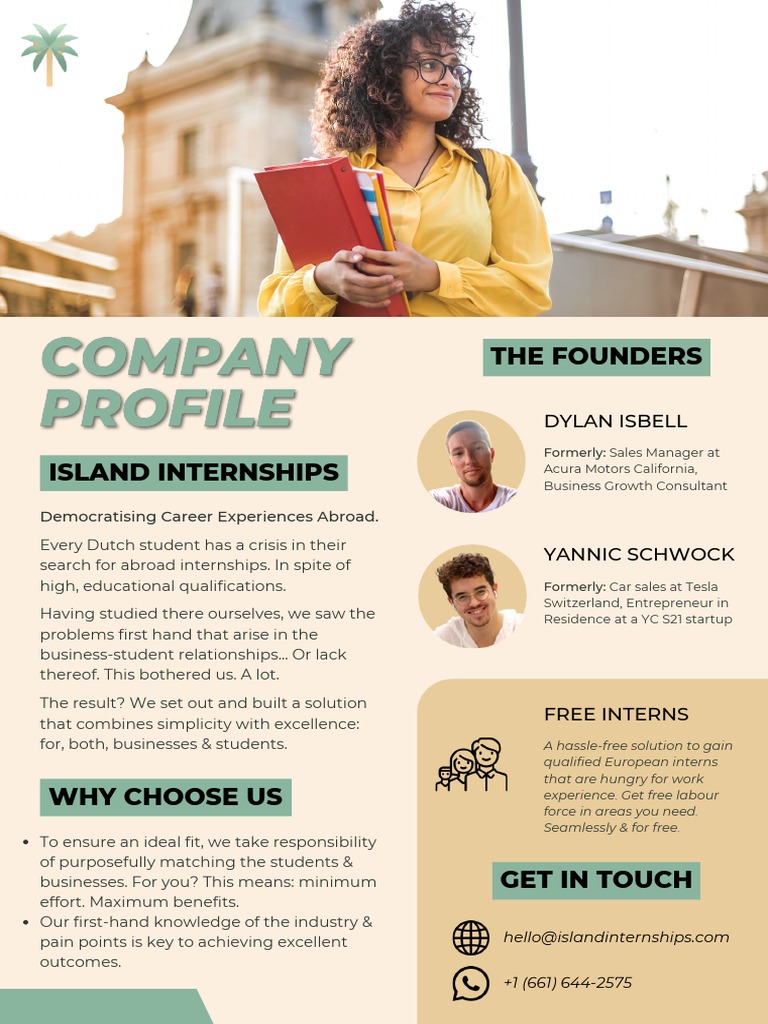 Island Internships - Company Profile | PDF