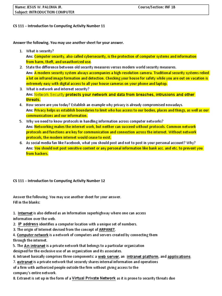Module 3 | PDF | Computer Network | Network Topology
