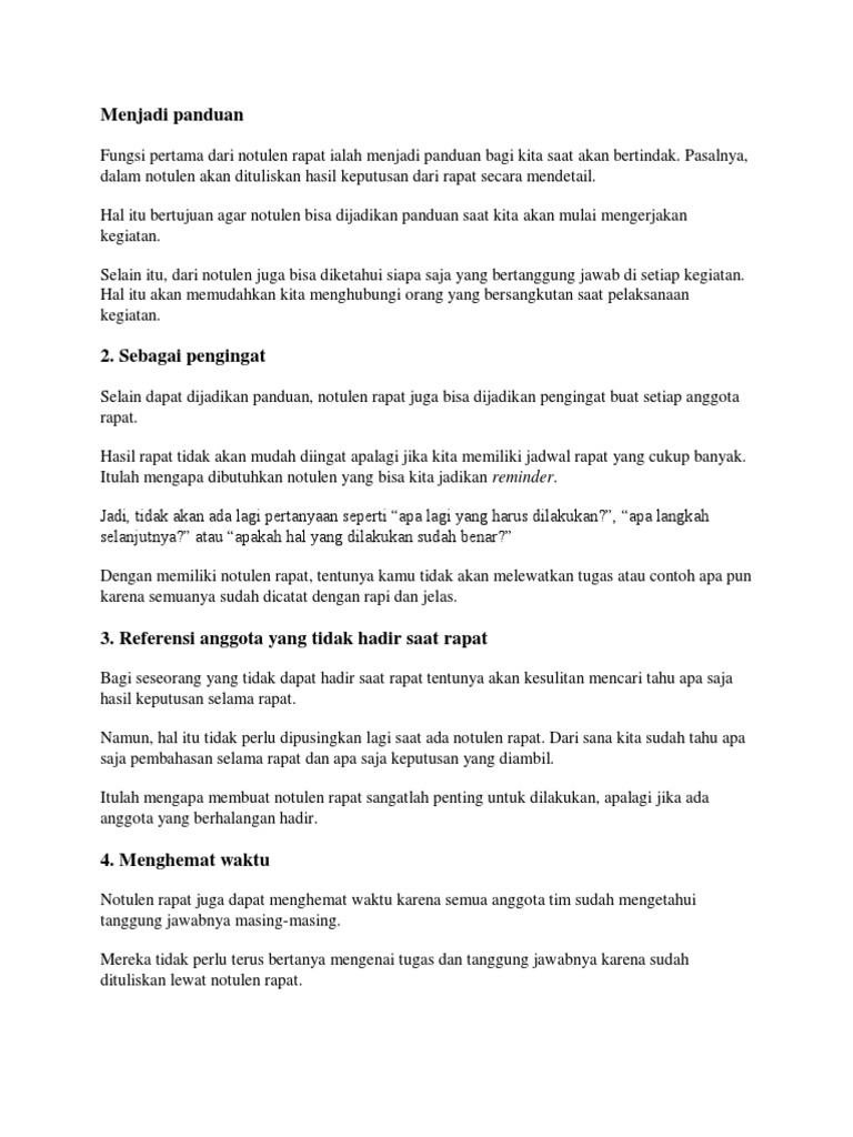 Notulen | PDF