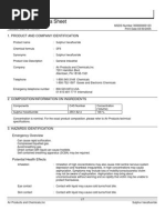 SF6 Gas Safety Data Sheet | PDF | Dangerous Goods | Waste Management