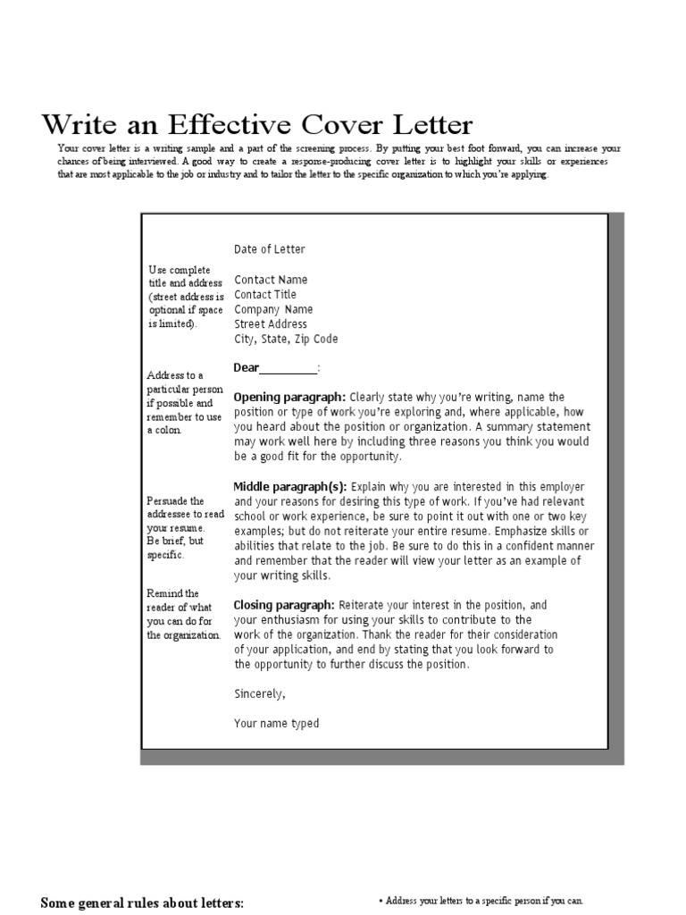 Harvard Cover Letter Writing Guide | PDF | Résumé | Social Media