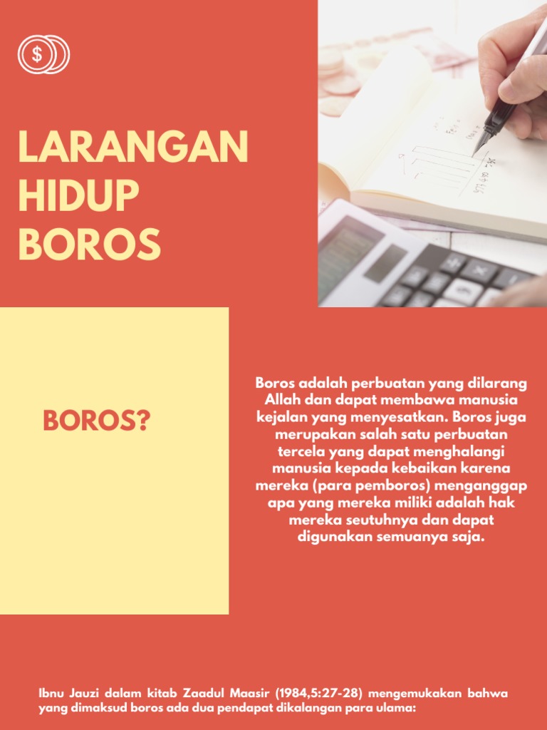 Larangan Hidup Boros | PDF