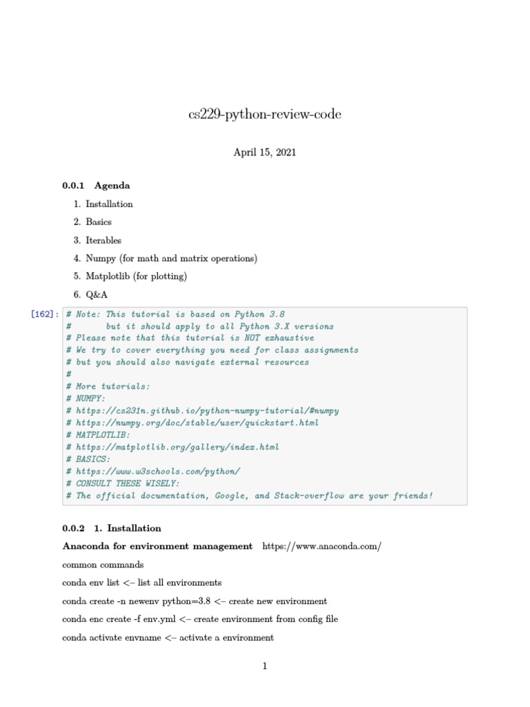 Python Review Code | PDF | Computer Programming | Software Development