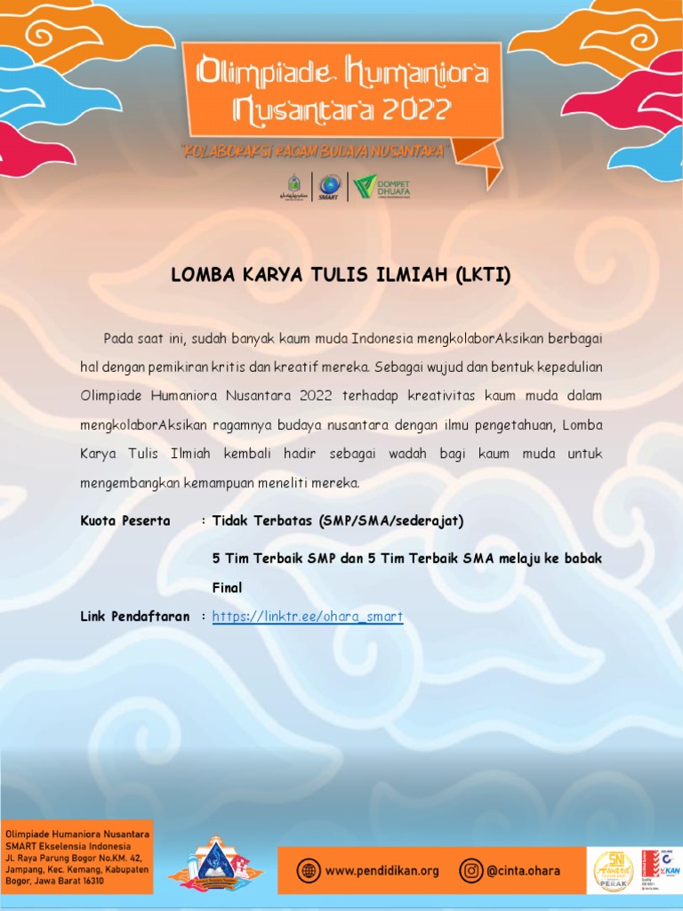 01 - Lomba Karya Tulis Ilmiah (LKTI) | PDF