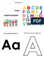 Black White Alphabet Letters Collage Worksheets | PDF | Languages ...