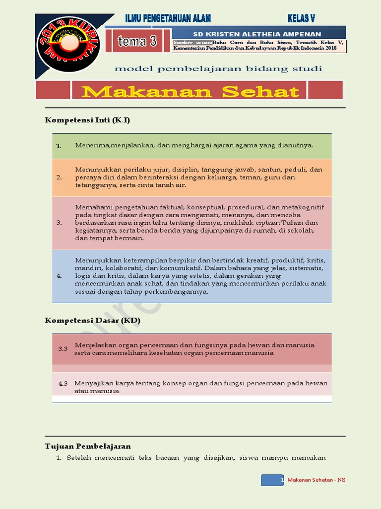 Modul Tema 3 | PDF | Kesehatan Holistik