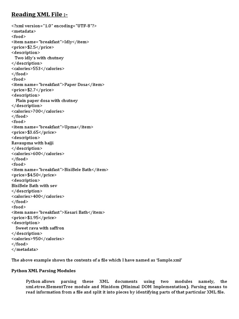 XML Sem 3 | PDF | Xml | Tag (Metadata)