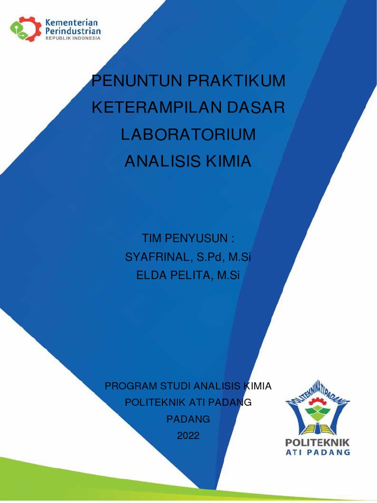 Penuntun Praktikum Teknik Dasar Laboratorium Analisis Kimia | PDF