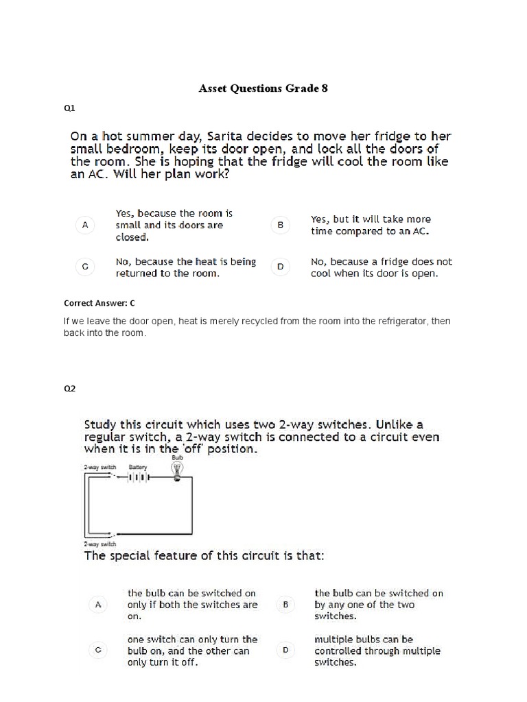 Grade 8 Science Questions & Answers | PDF | Rock (Geology) | Water