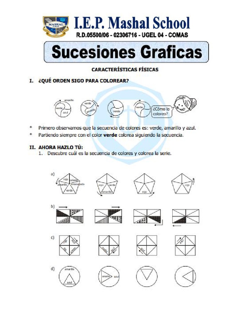 Algebra Patrones Graficos | PDF
