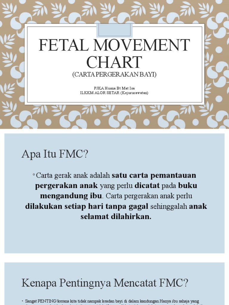 [JUDUL]: Memantau Pergerakan Janin melalui Carta Gerakan Bayi | PDF