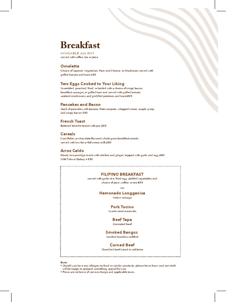 Misto - Menu 2022 | PDF | Sauce | Sausage