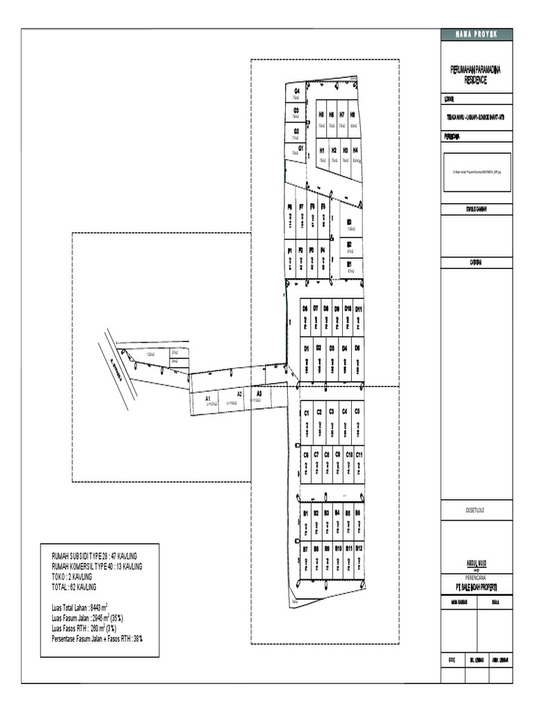 Siteplan Titik Lampu | PDF