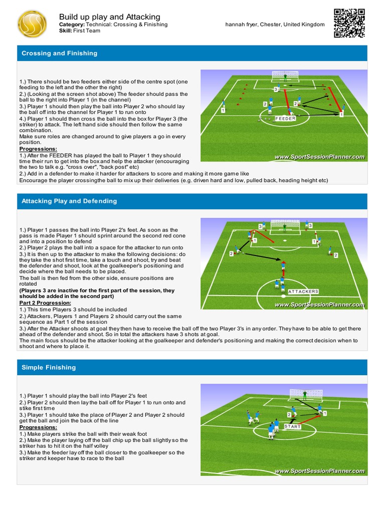 Build Up Play and Attacking | PDF | Forward (Association Football) | Sports