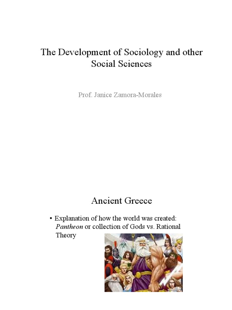 2 - The Development of Sociology | PDF | Sociology | Émile Durkheim