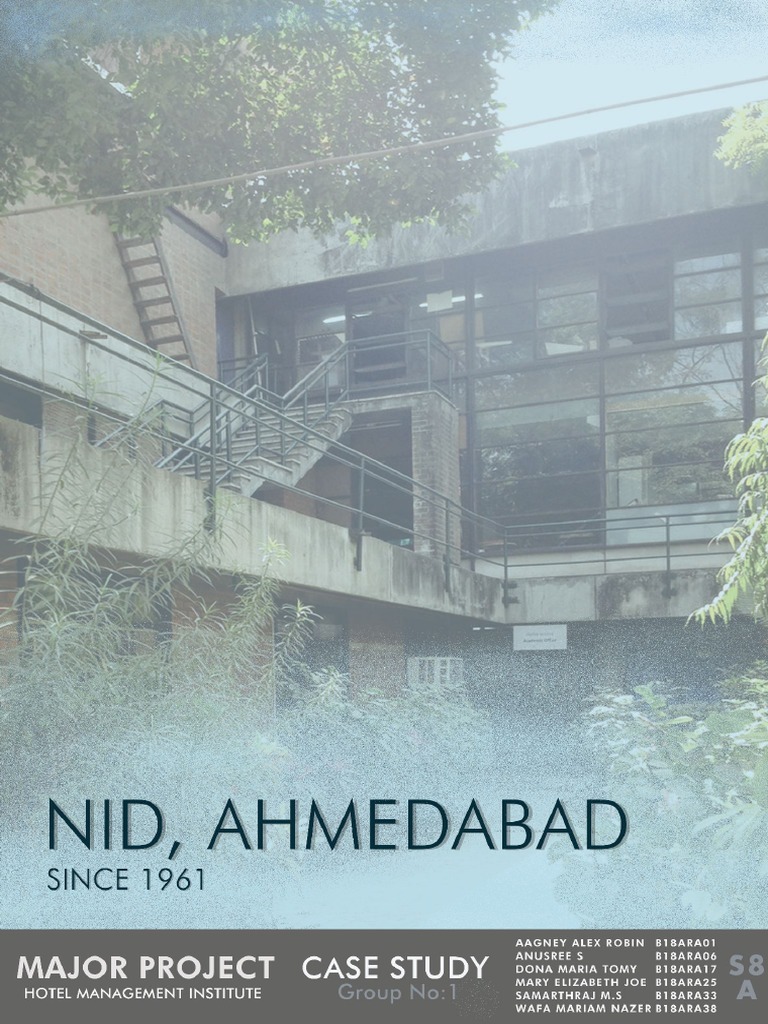 CASE STUDY 1 - GROUP 1 - NID, Ahmedabad | PDF